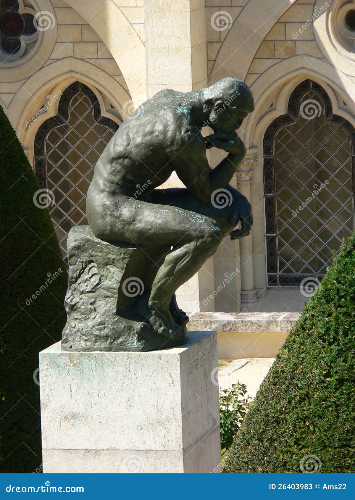 Le penseur, Paris editorial stock photo. Image of france - 26403983