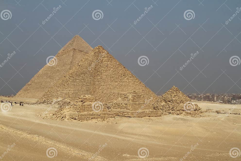 Le Piramidi E La Sfinge Dell'Egitto Fotografia Stock - Immagine di ...