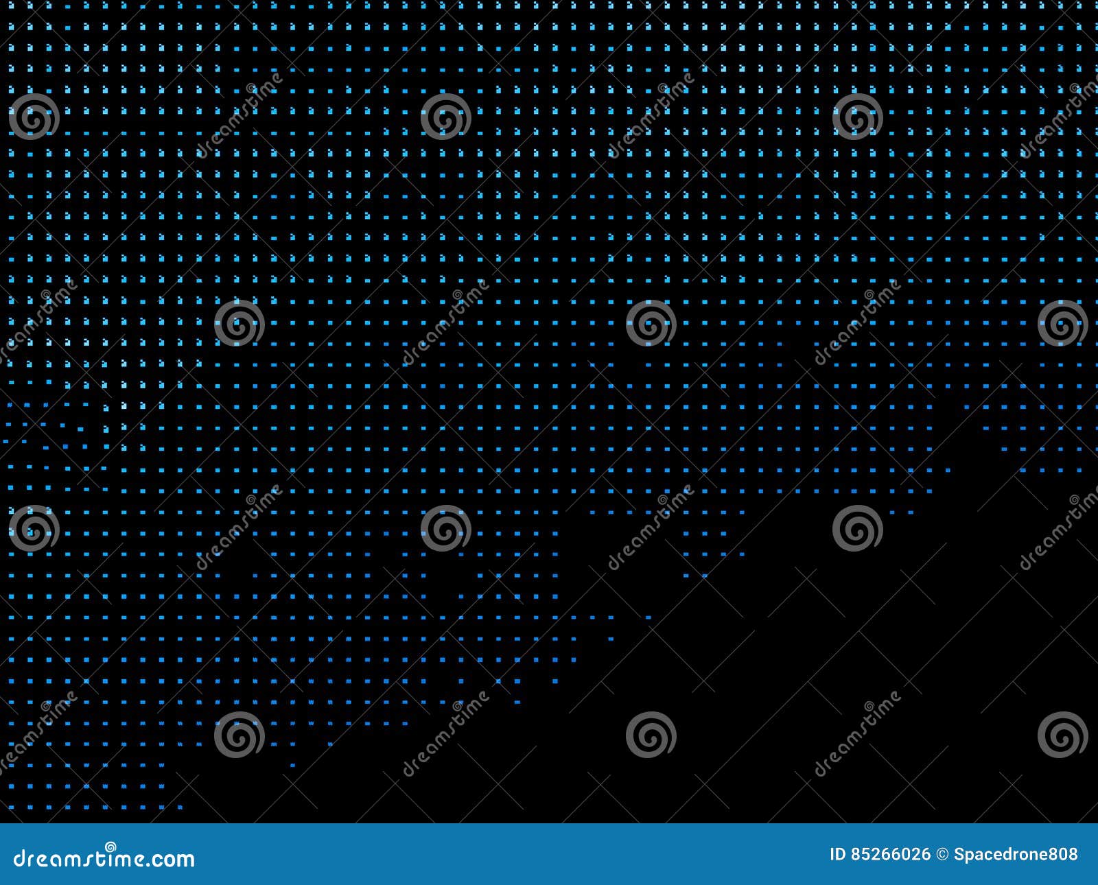 Le Pixel Bleu Horizontal Pointille Le Fond D'illustration Illustration ...