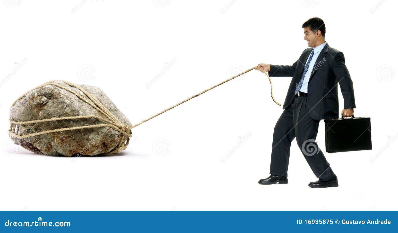 Le poids du dur labeur image stock. Image du courage - 16935875