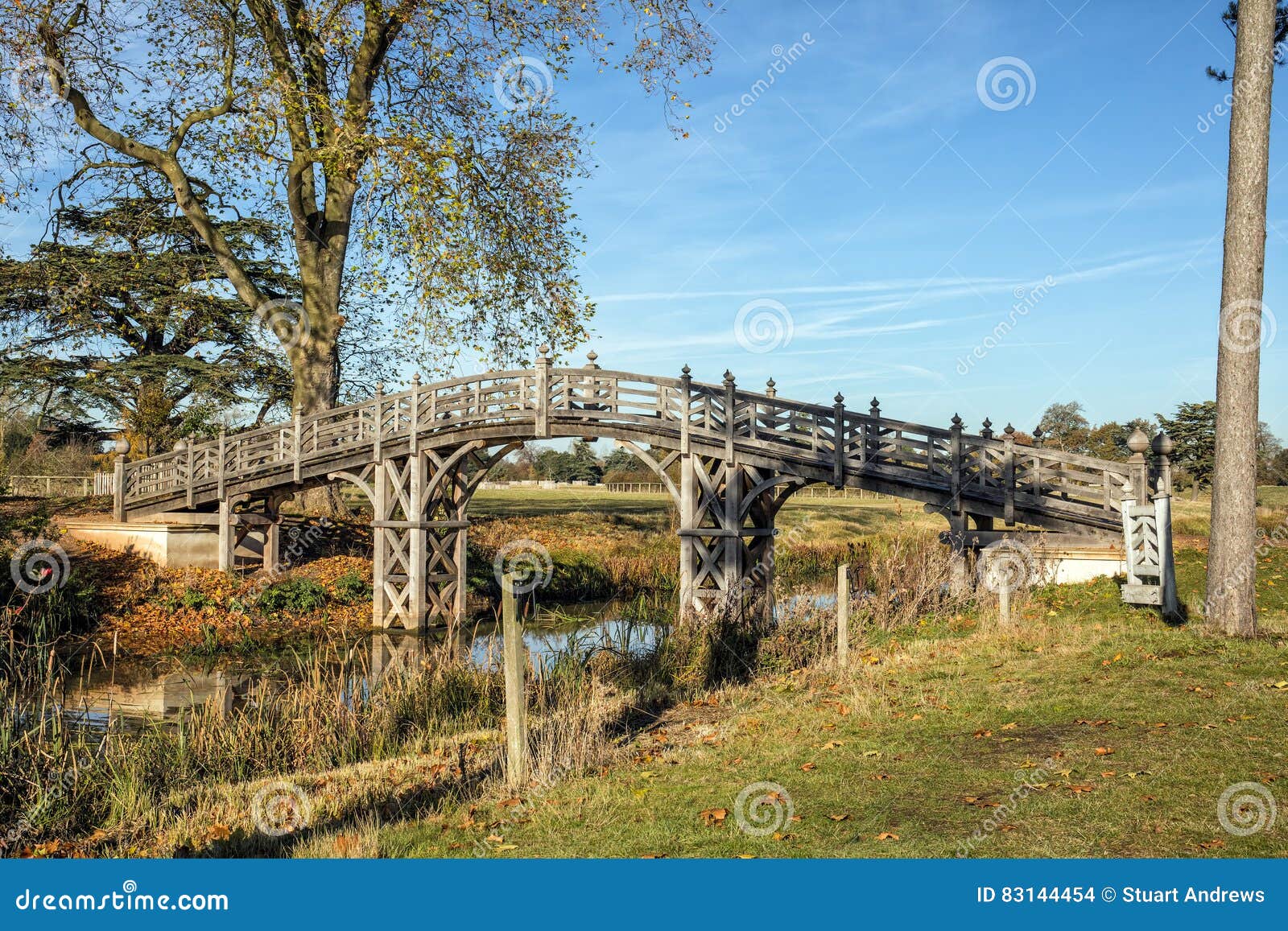 Le Pont Chinois De ` De `, Parc De Croome Photo stock - Image du ...
