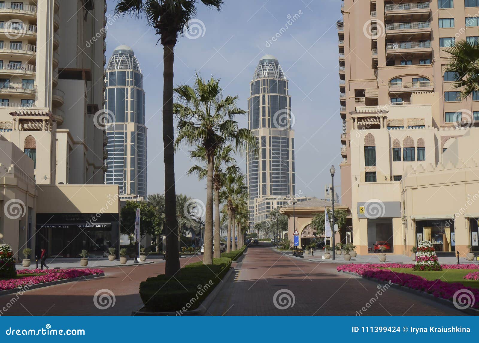 Le Qatar, Doha, Ville, Moderne, Arabe, Architecture Image stock ...