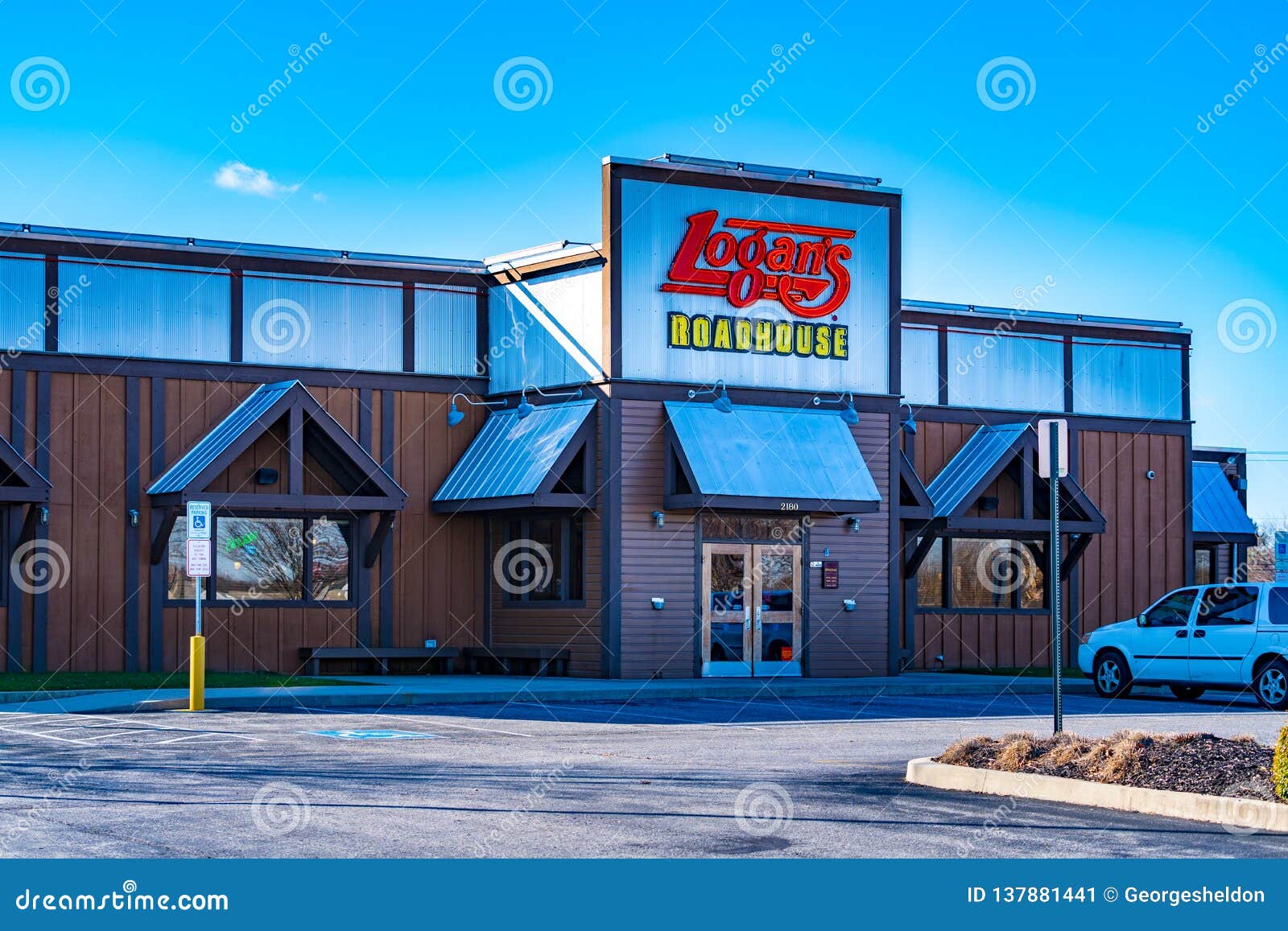 Le Restaurant Du Restoroute Du Logan Photo éditorial - Image du signe ...