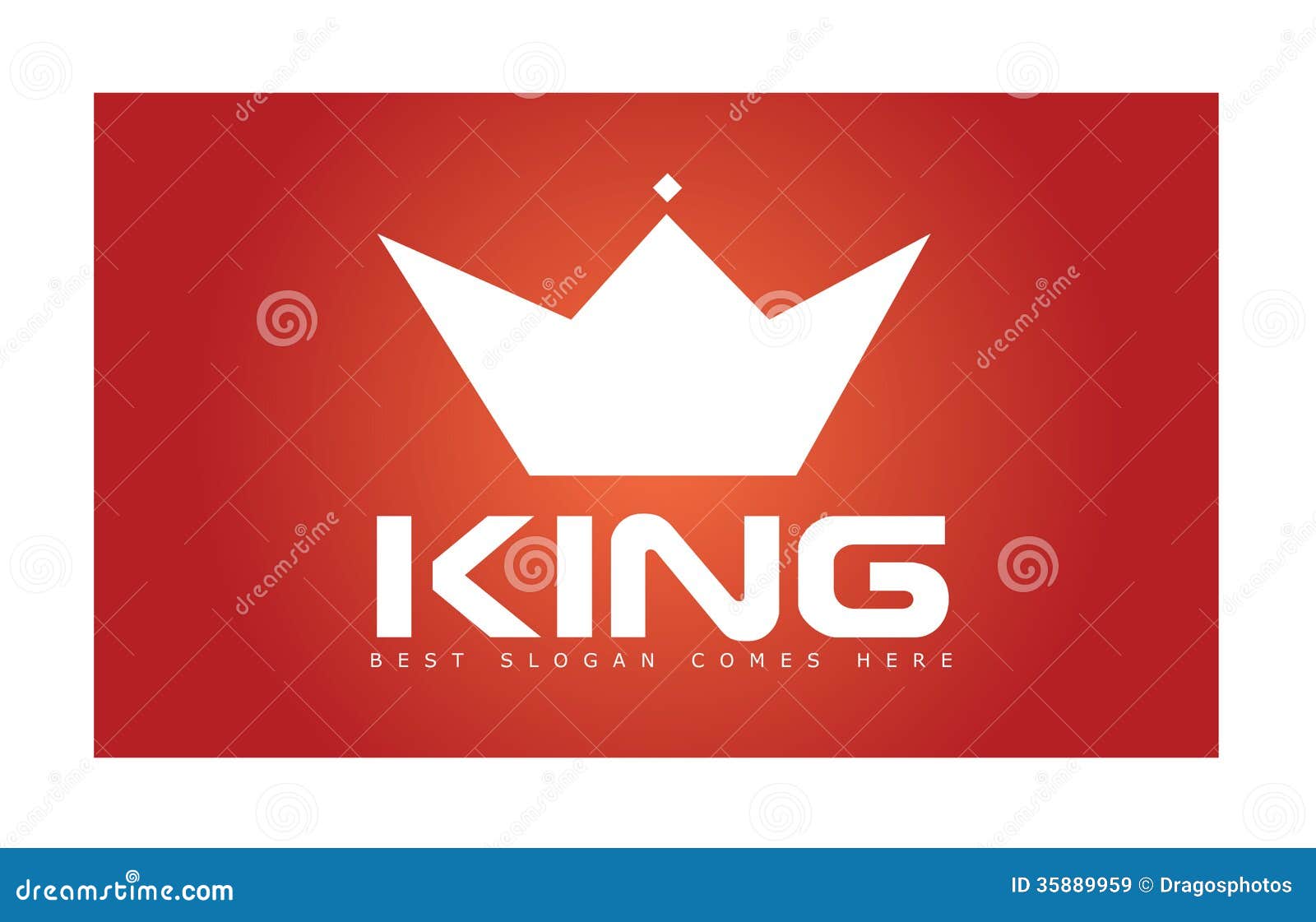 Le Roi Crown Simple Logo illustration de vecteur. Illustration du ...
