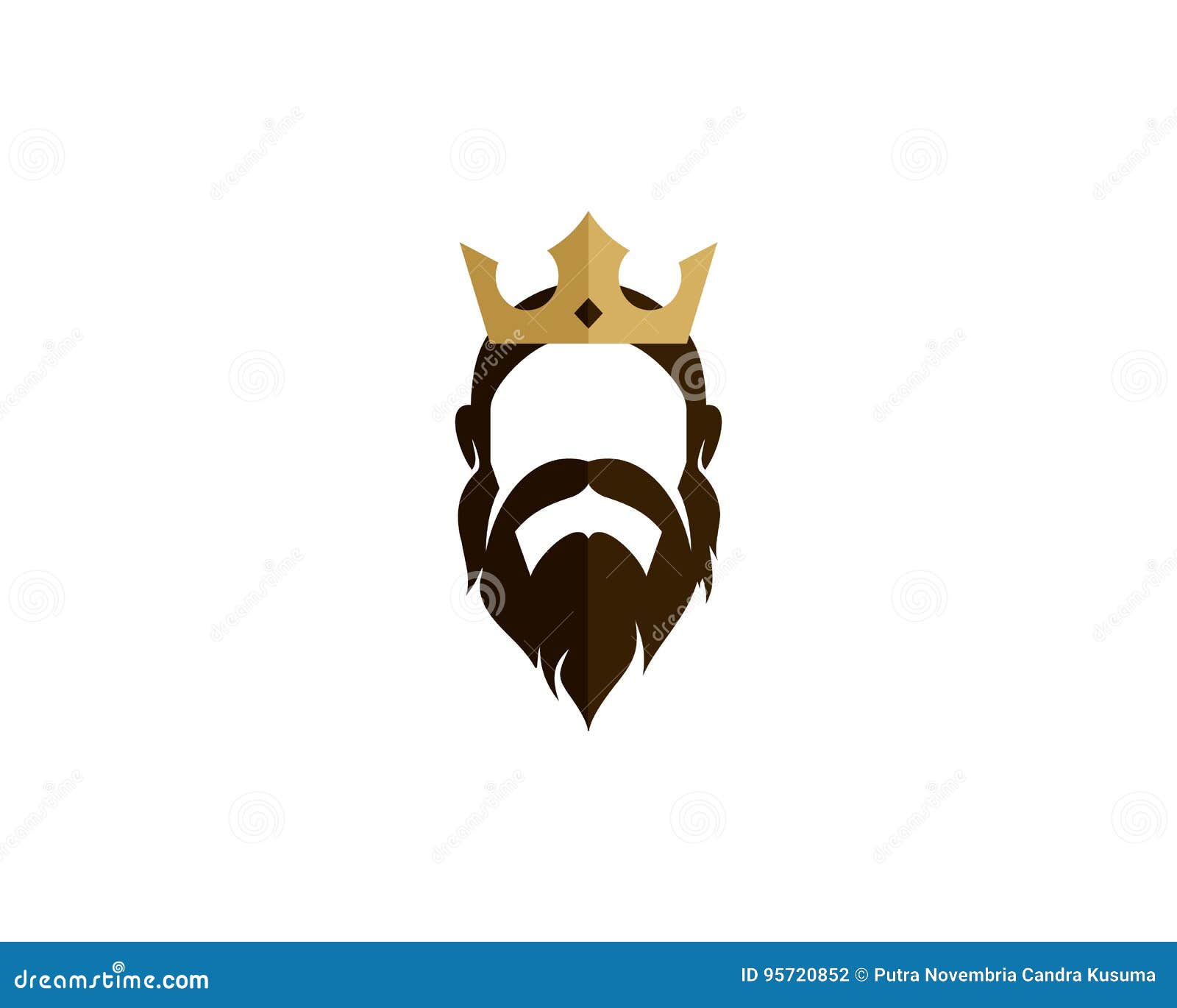 Le Roi Icon Logo Design Element Illustration de Vecteur - Illustration ...