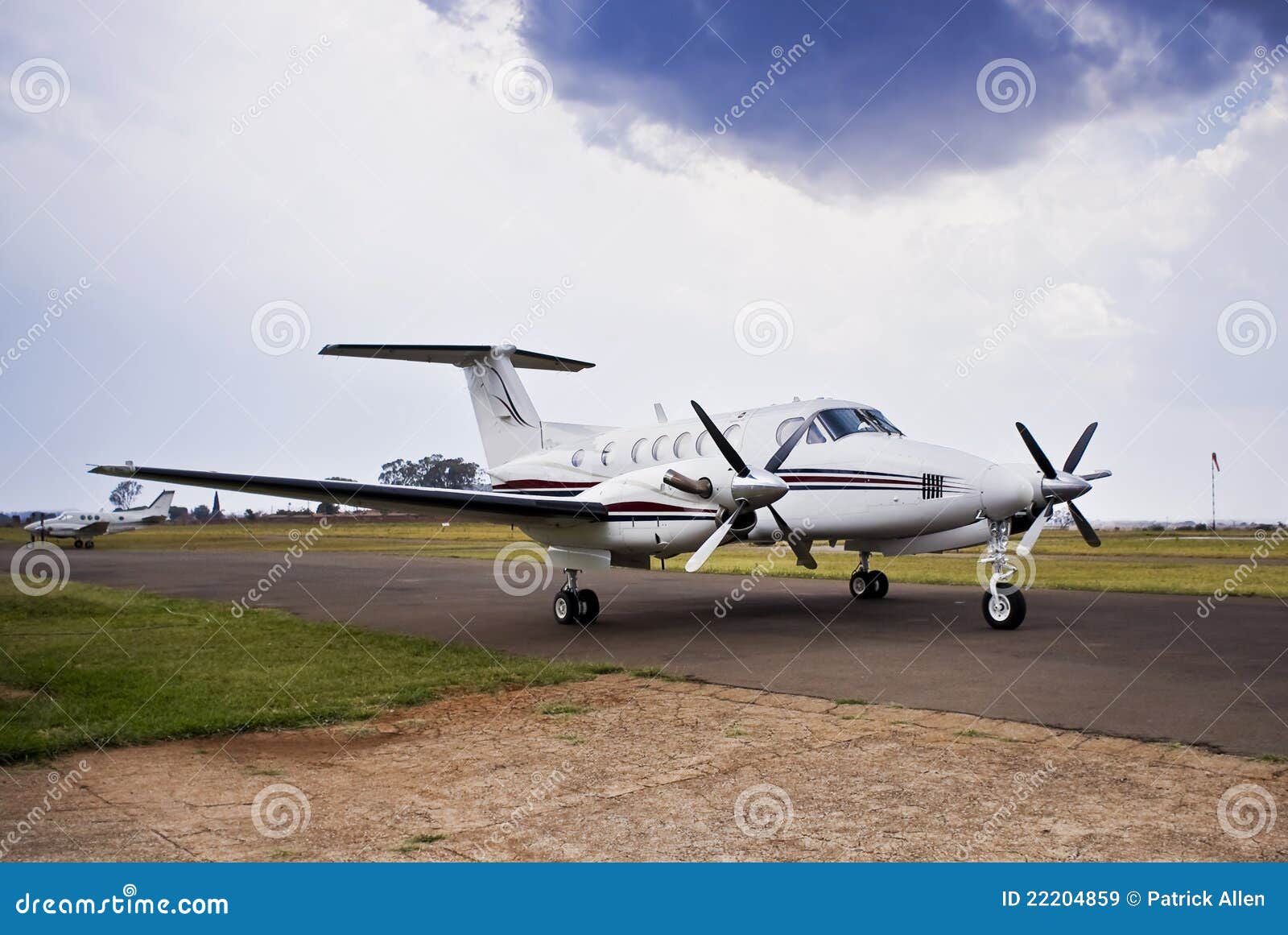 Le Roi Superbe Air B200 De Beechcraft Image stock - Image du supports ...