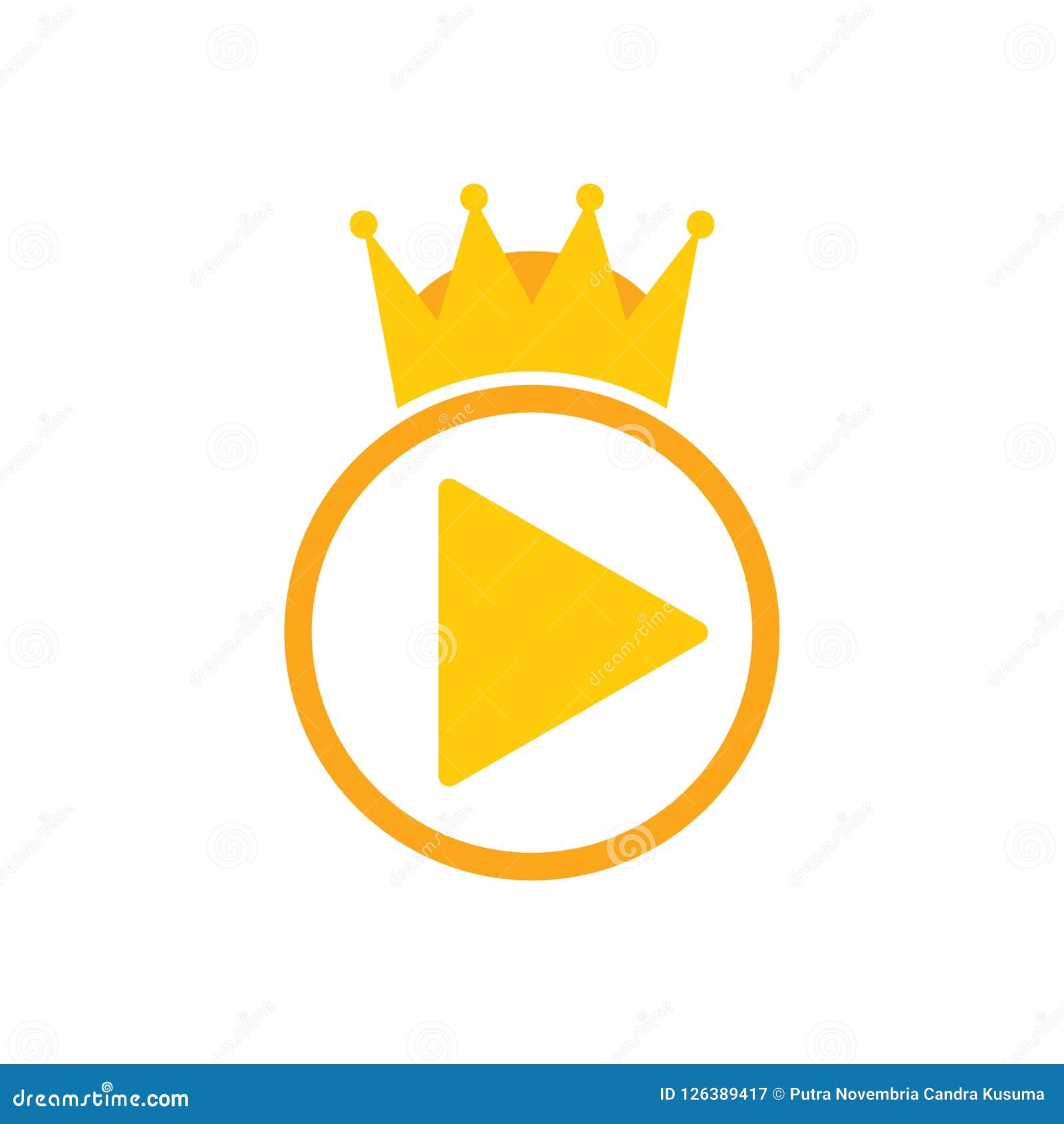 Le Roi Visuel Logo Icon Design Illustration de Vecteur - Illustration ...