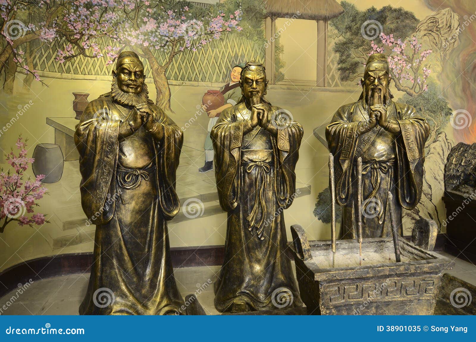 Le Romance Des Trois Royaumes Image stock - Image of culture ...