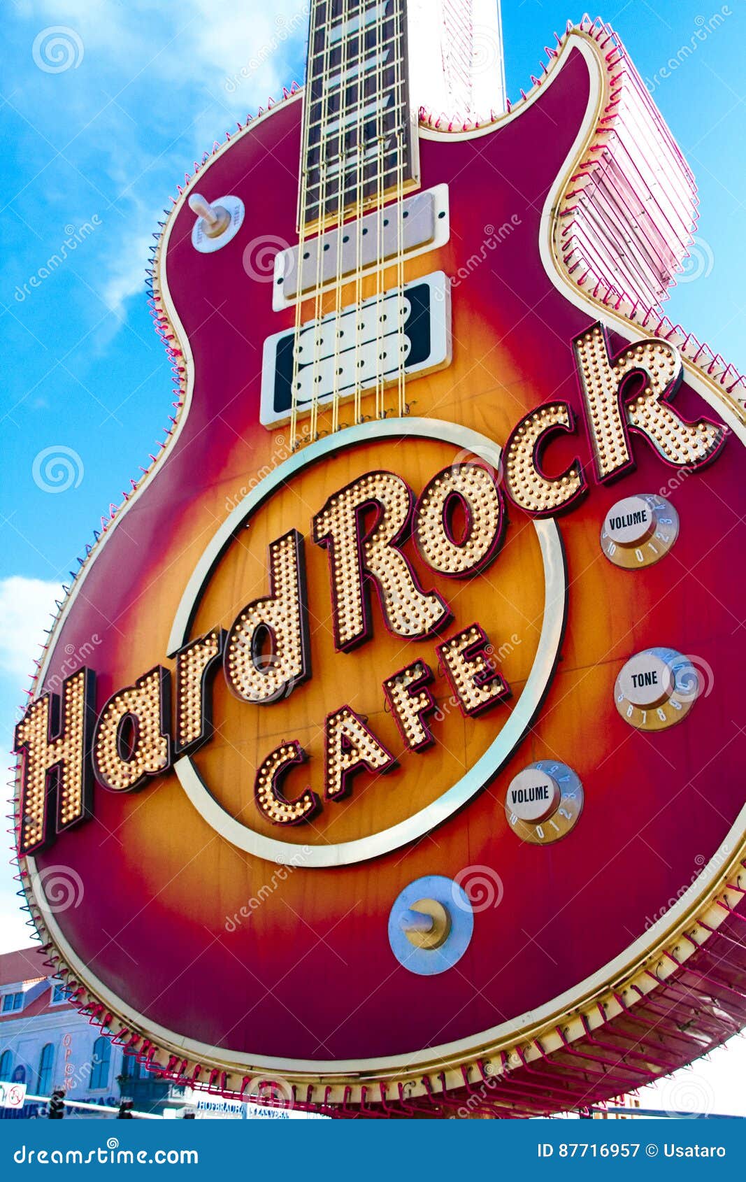 Le Signe Iconique De Hard Rock Cafe Photographie éditorial - Image du ...