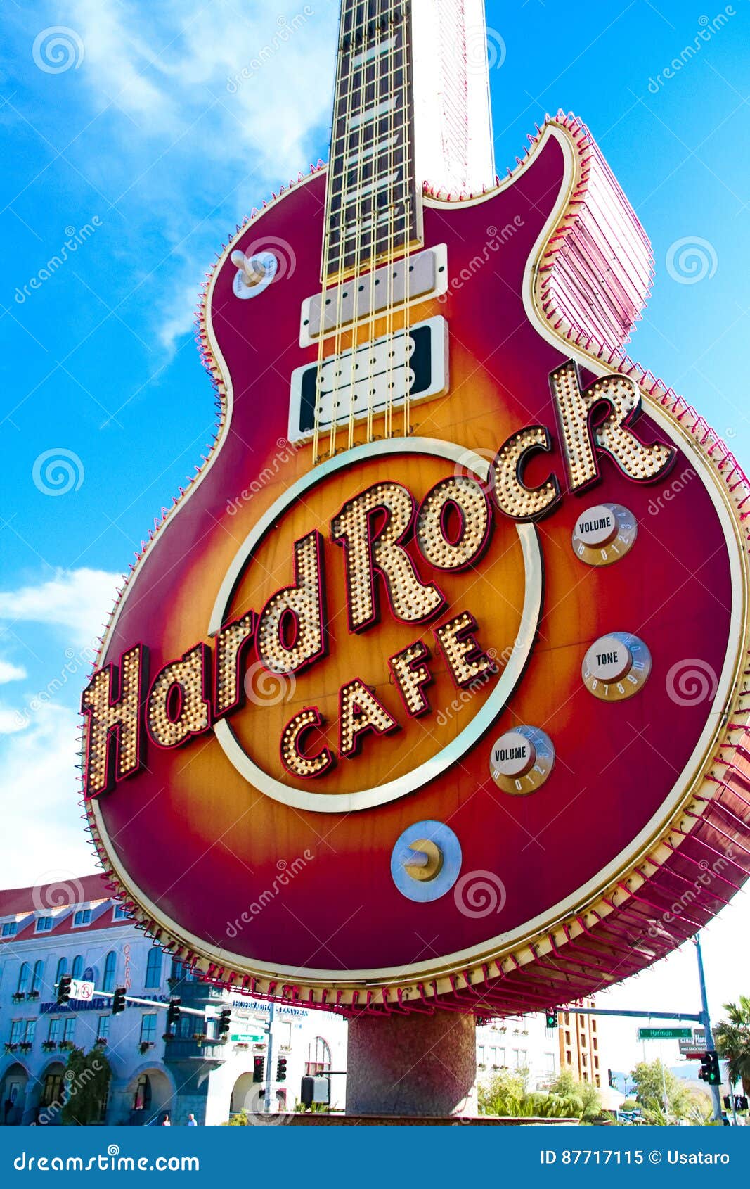 Le Signe Iconique De Hard Rock Cafe Image éditorial - Image du tôt ...