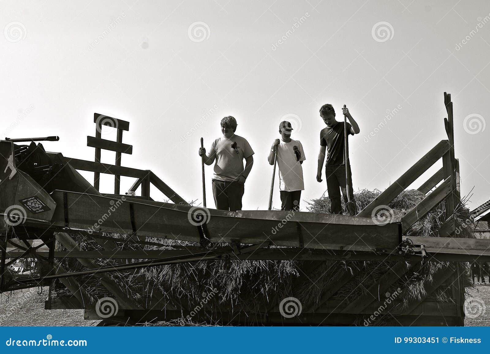 Le Tangage Empaquette Dans La Batteuse Photo éditorial - Image du ...