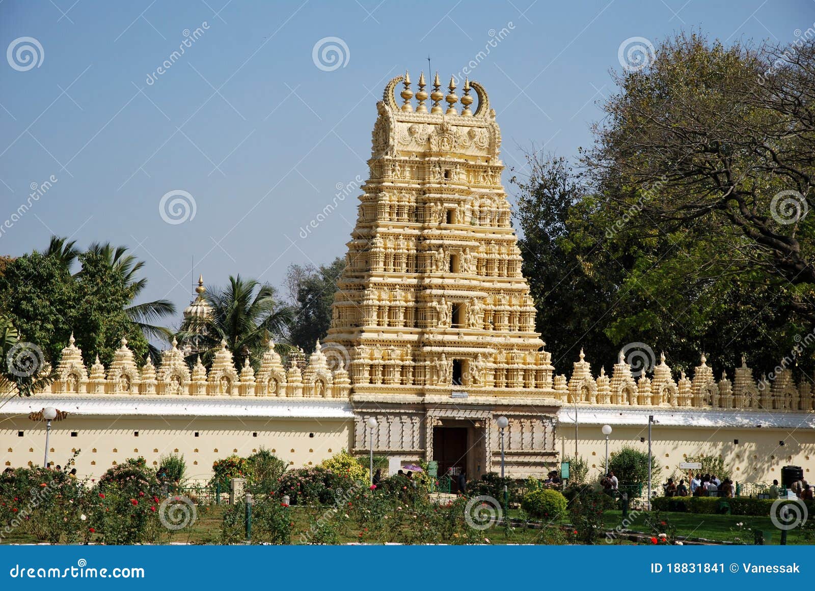 Le Temple Du Palais De Mysore En Inde Image stock - Image of mysore ...
