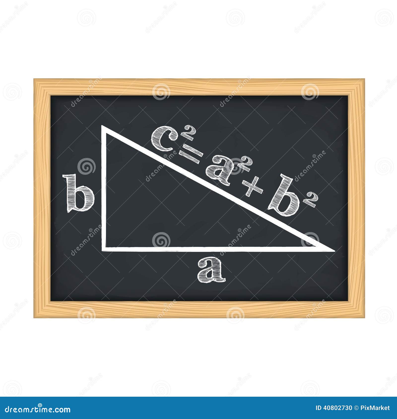 Le Théorème De Pythagore Illustration de Vecteur - Image: 40802730