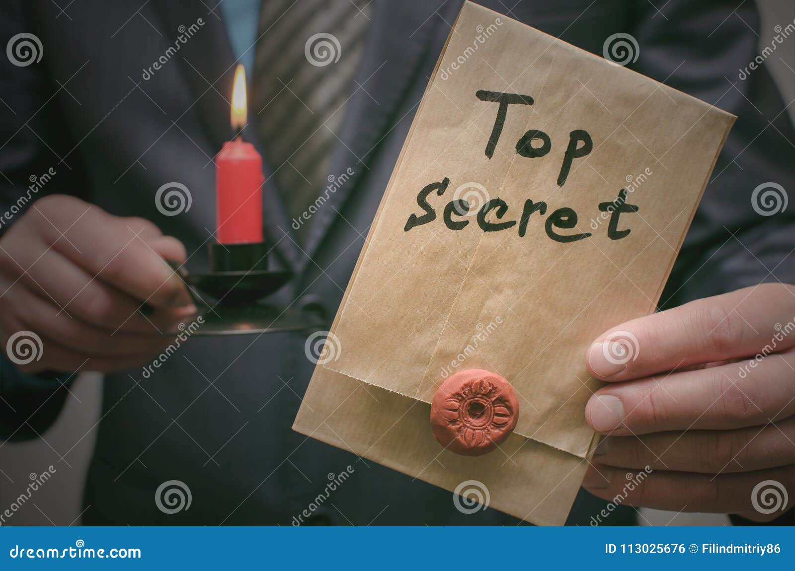 Le Top Secret Documente Le Concept L'information Importante Superbe ...