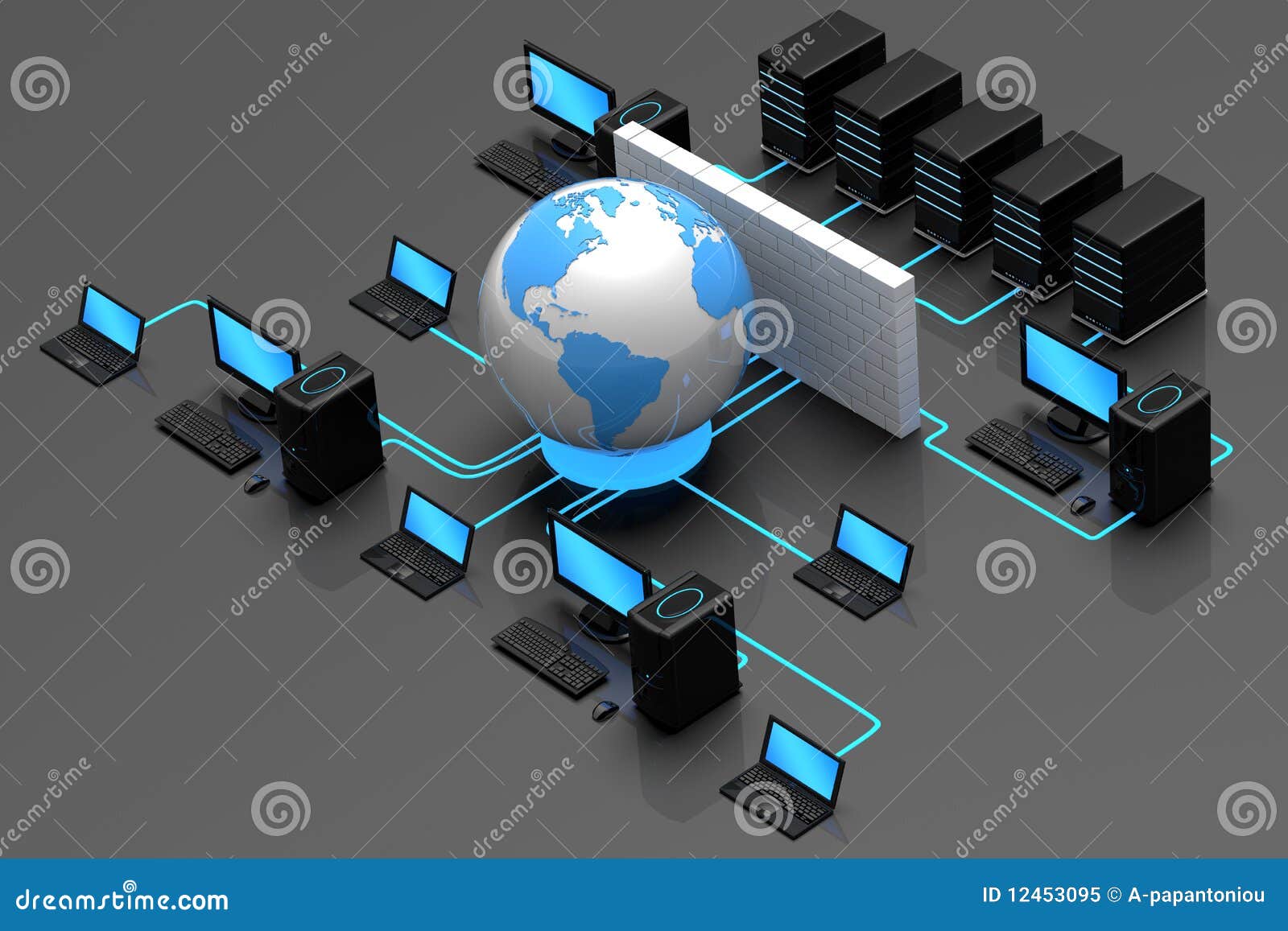 Le trafic sur Internet illustration stock. Illustration du technologie ...