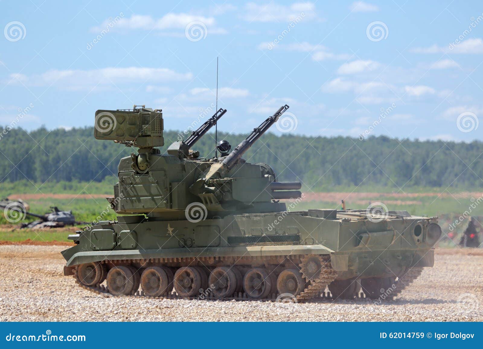 Le Tunguska (SA-19 Grison) image stock éditorial. Image du canon - 62014759