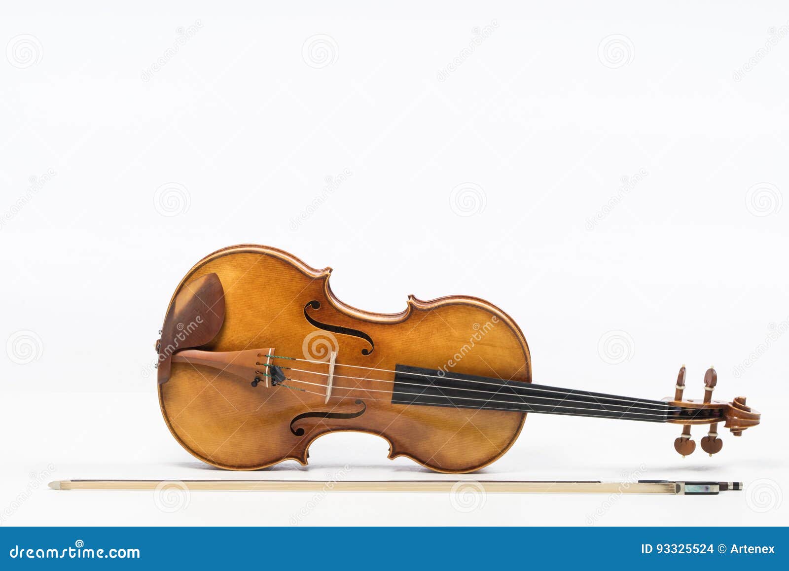 Le Vecchie Fiddle, Isolate Su Fondo Bianco Viola, Strumento Per Musica ...
