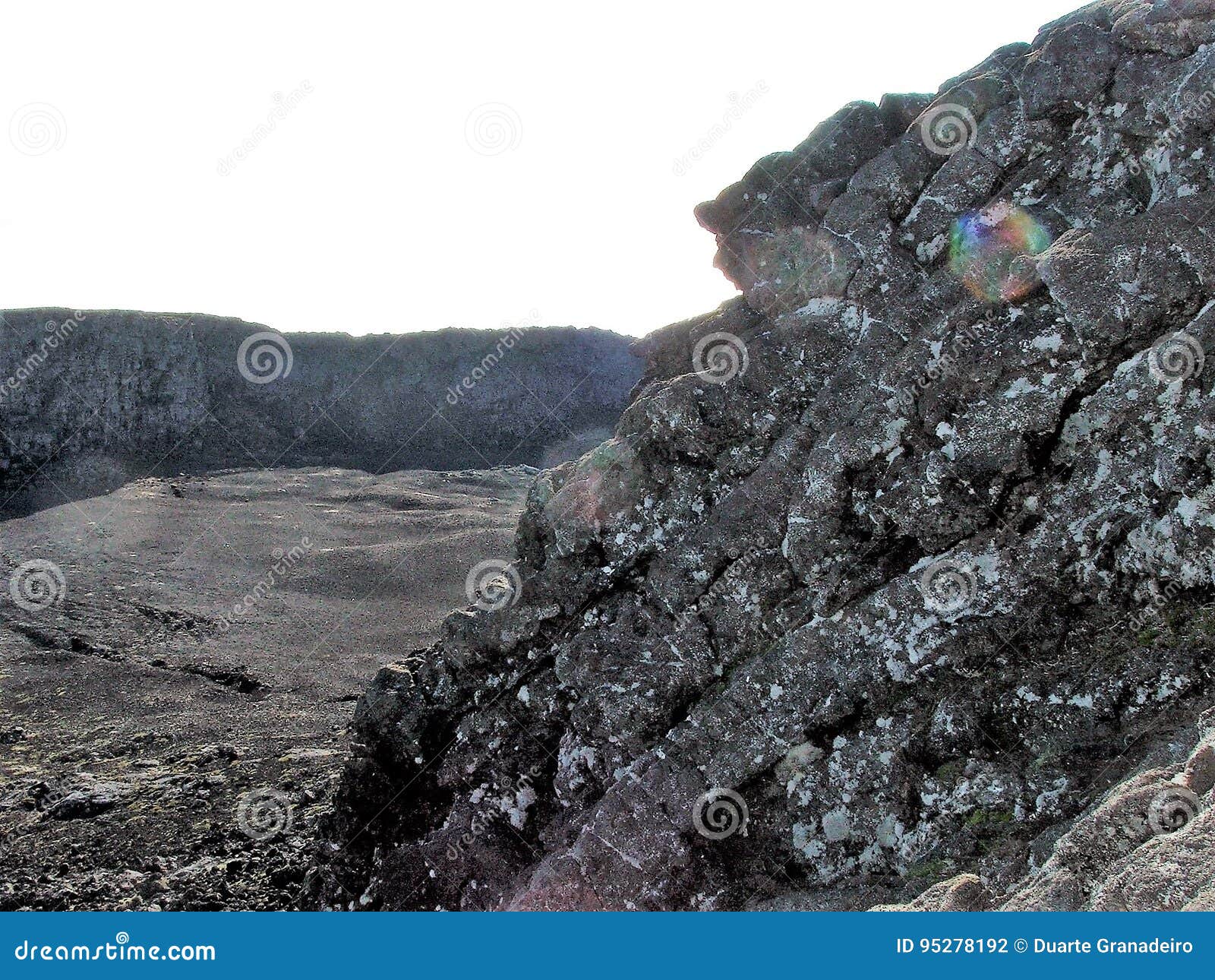 Le volcan de Pico photo stock. Image du sunlight, océan - 95278192