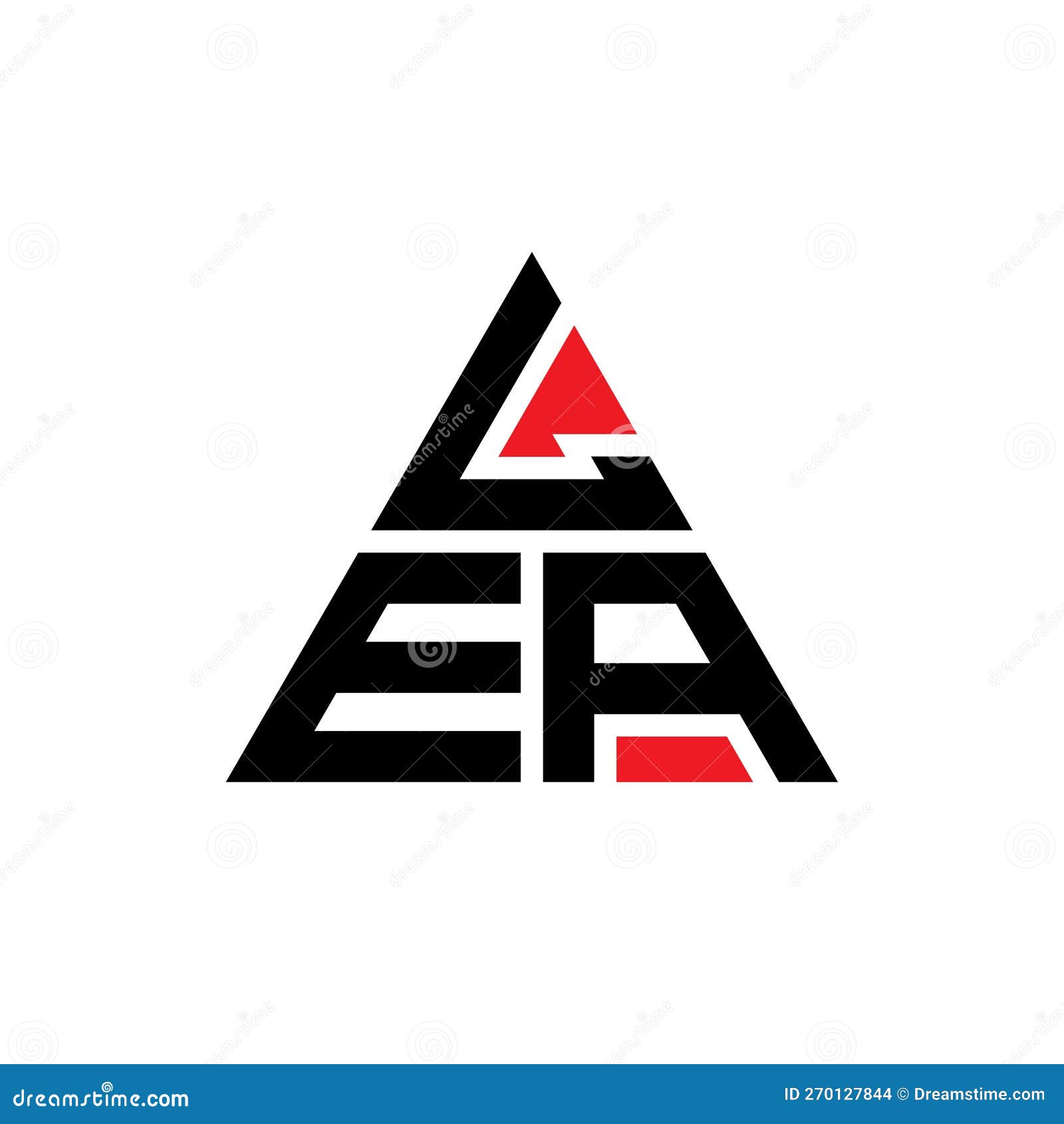LEA Triangle Letter Logo Design With Triangle Shape. LEA Triangle Logo ...
