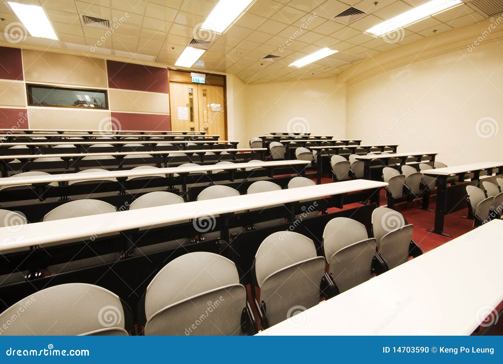 Leacture room stock photo. Image of grand, panelled, classroom - 14703590