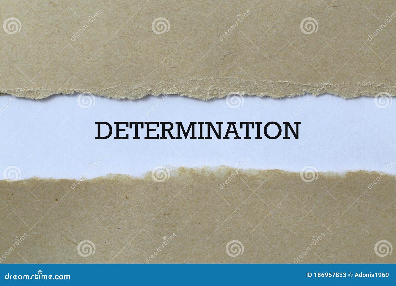 Determination on White Paper Stock Image - Image of background ...