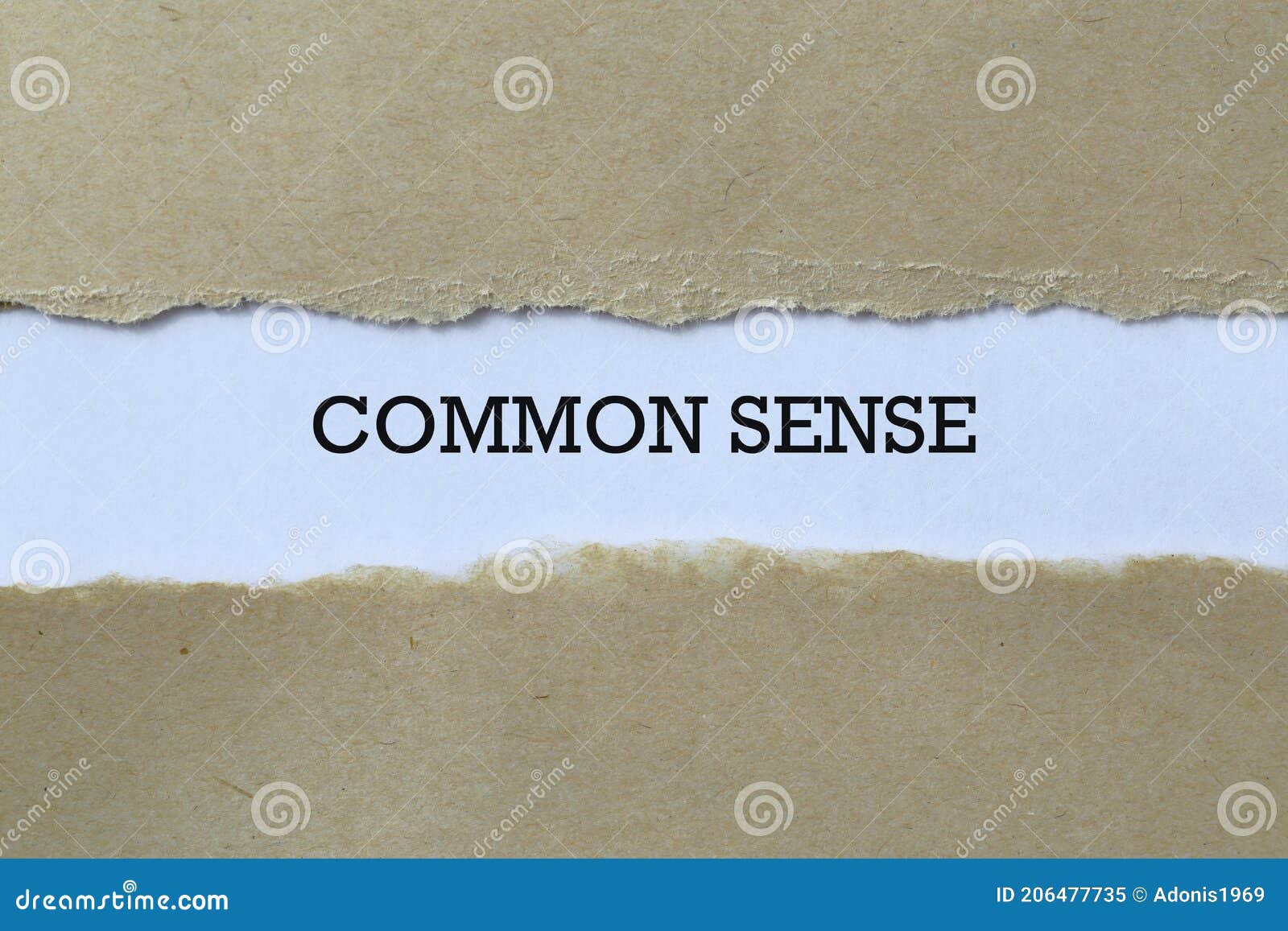 Common sense on paper stock image. Image of choice, arrow - 206477735