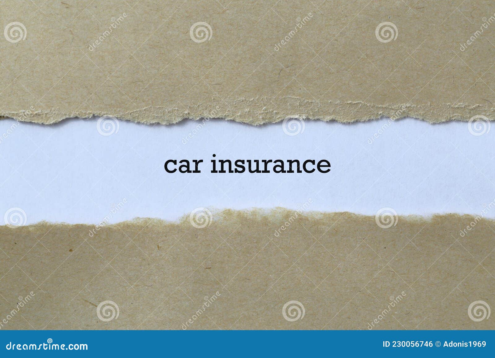 Car insurance on white stock photo. Image of paper, finance - 230056746