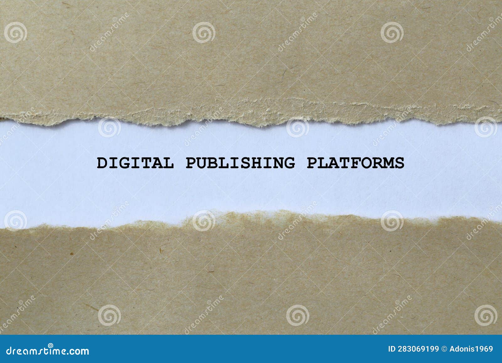Digital Publishing Platforms on White Paper Stock Image - Image of apis ...