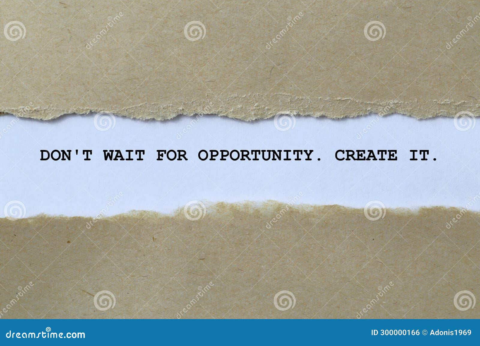 Create Opportunity - Motivational Poster Stock Image | CartoonDealer ...