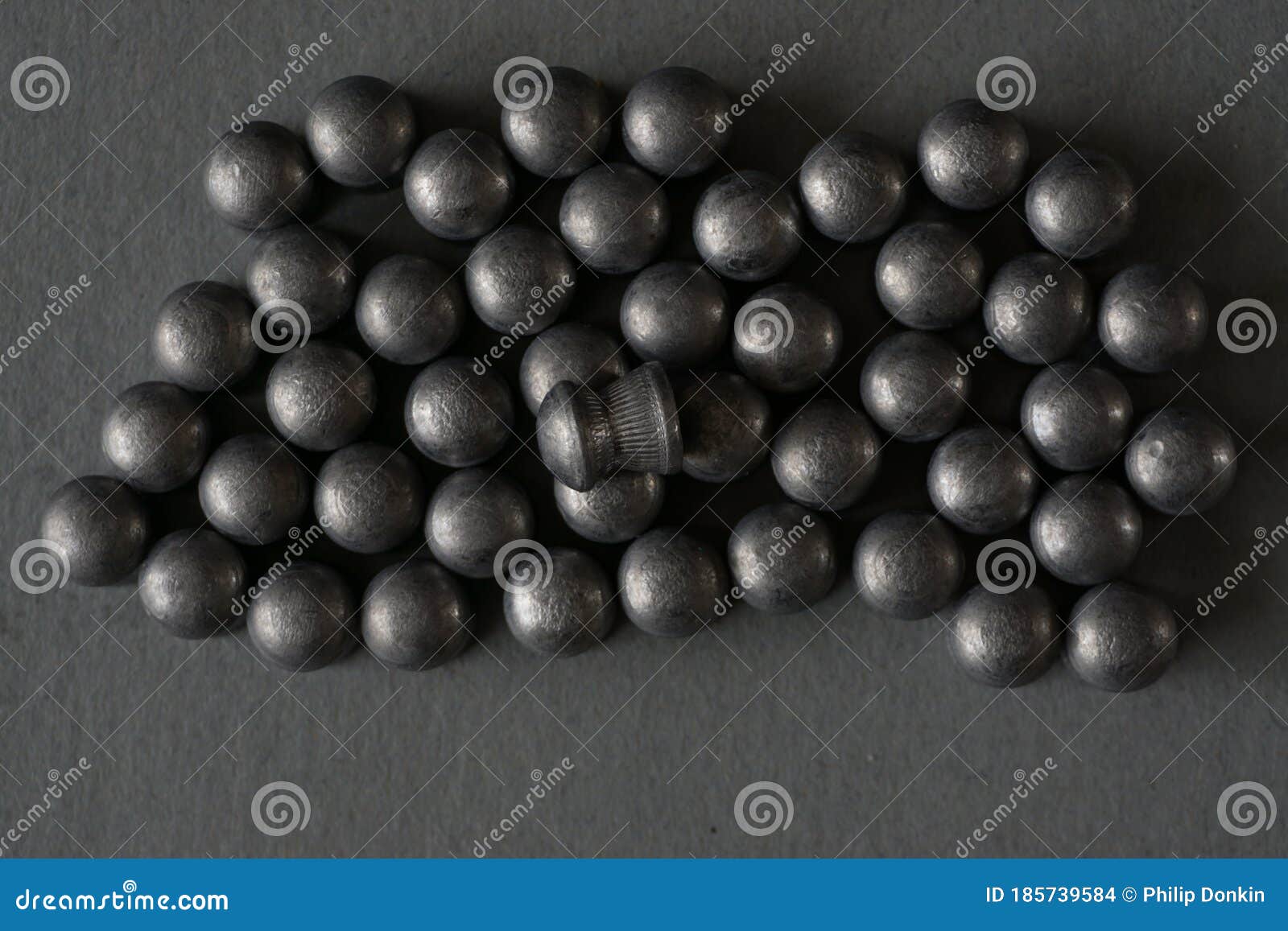 Lead airgun pellets stock photo. Image of pellets, guns - 185739584
