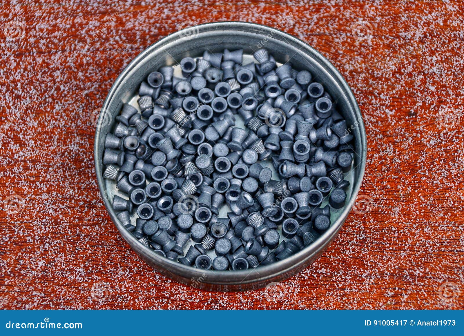 Lead Bullets in Box for Pneumatic Weapons Stock Image - Image of army ...