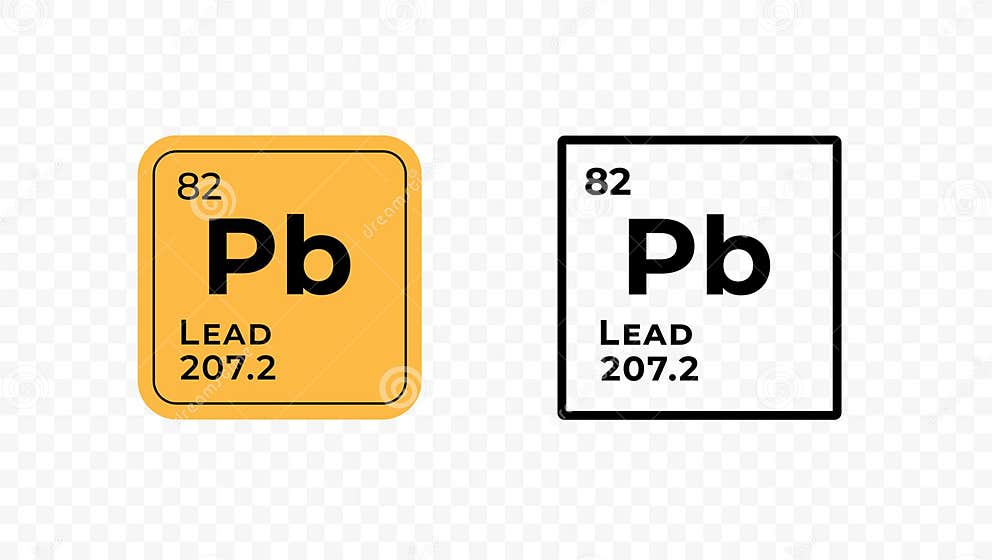 Lead, Chemical Element of the Periodic Table Vector Stock Vector ...