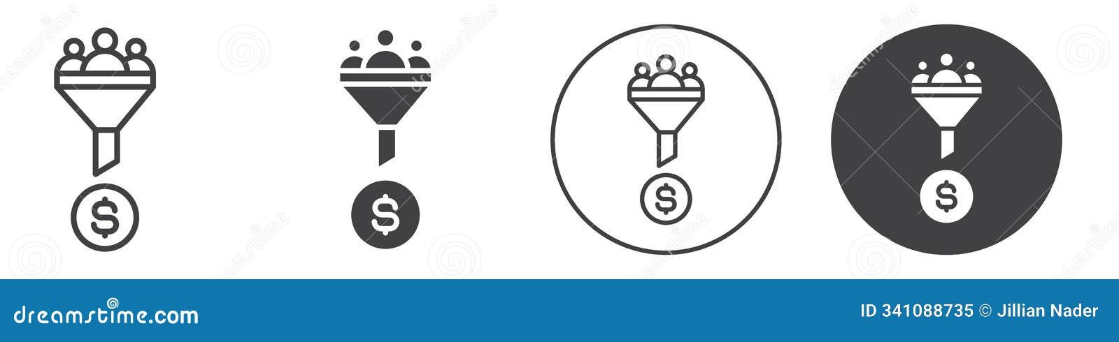 Lead Conversion Icon In Comic Style. Attract Cartoon Vector ...