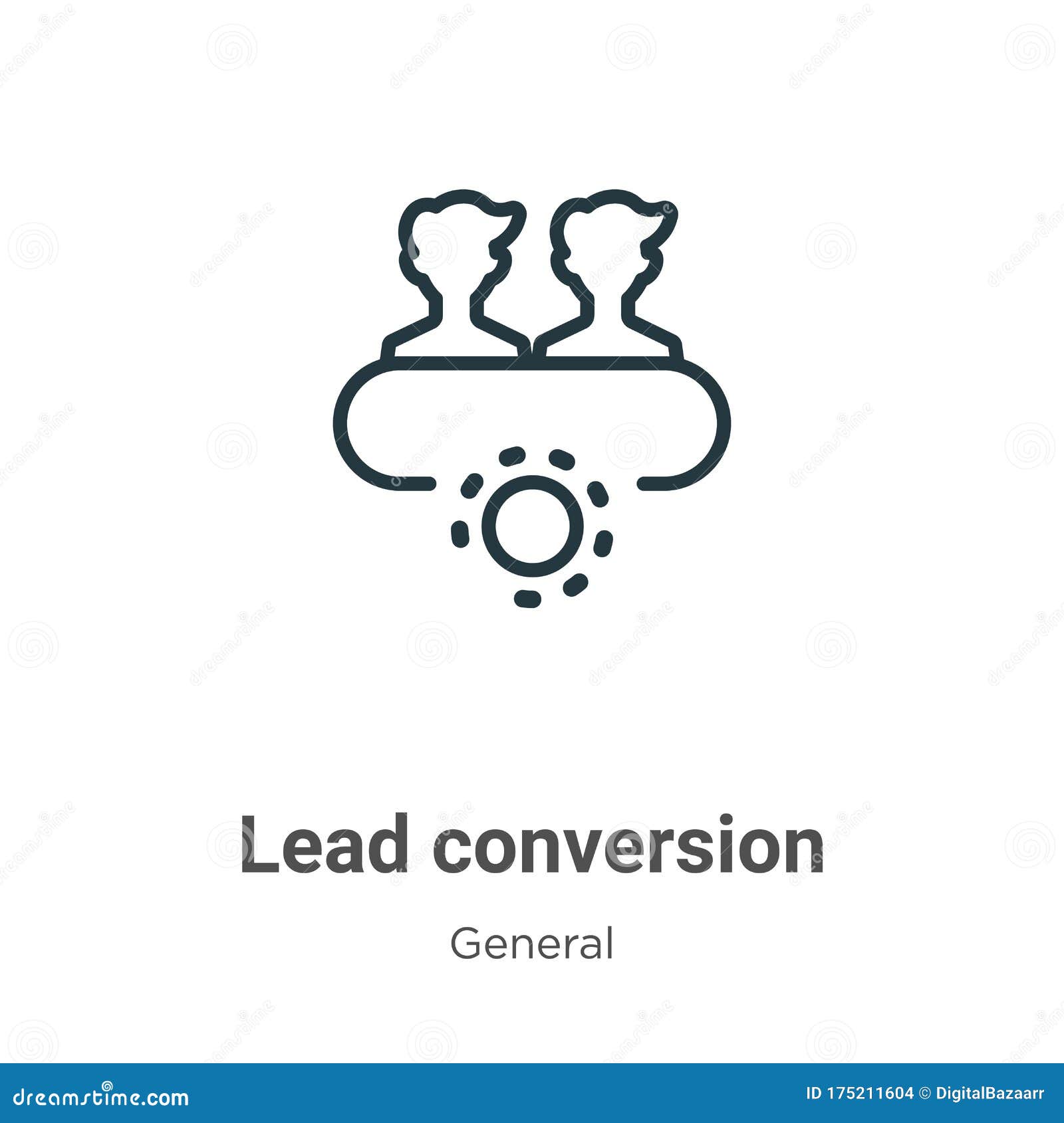 Lead Conversion Icon Symbol. Creative Sign From Crm Icons Collection ...