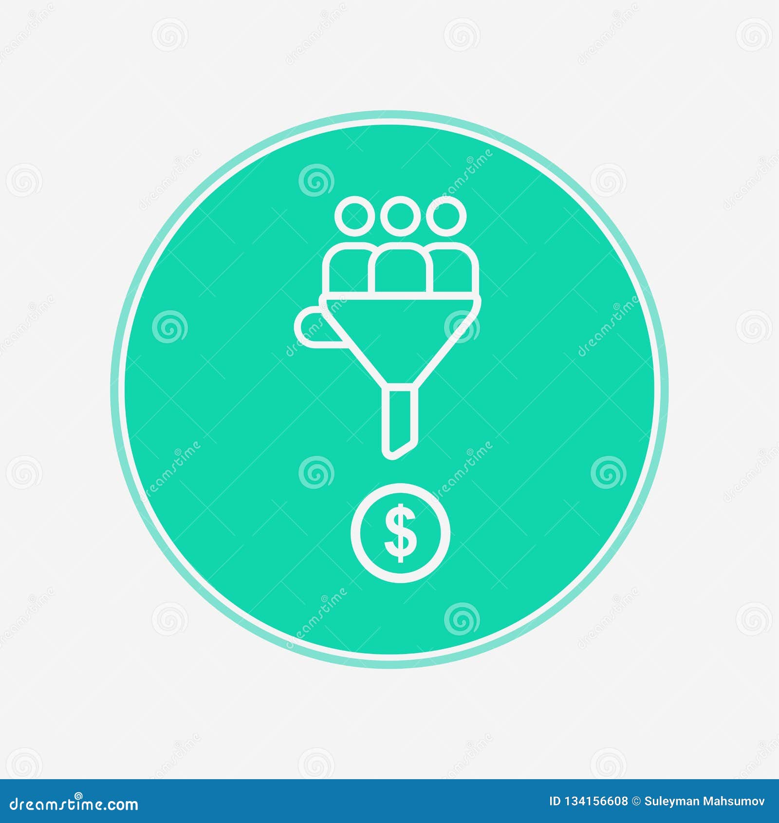 Lead Conversion Vector Icon Sign Symbol Stock Vector - Illustration of ...