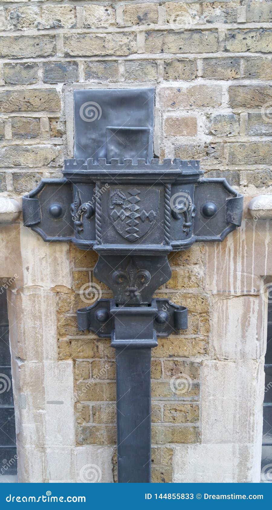 Lead drain pipe stock image. Image of lead, church, design - 144855833