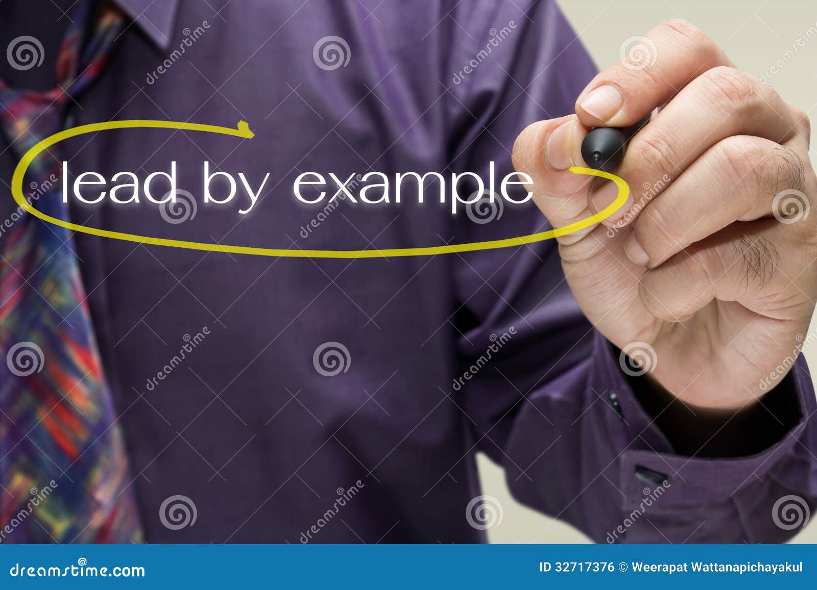 Lead by example stock photo. Image of businessman, efficiency - 32717376