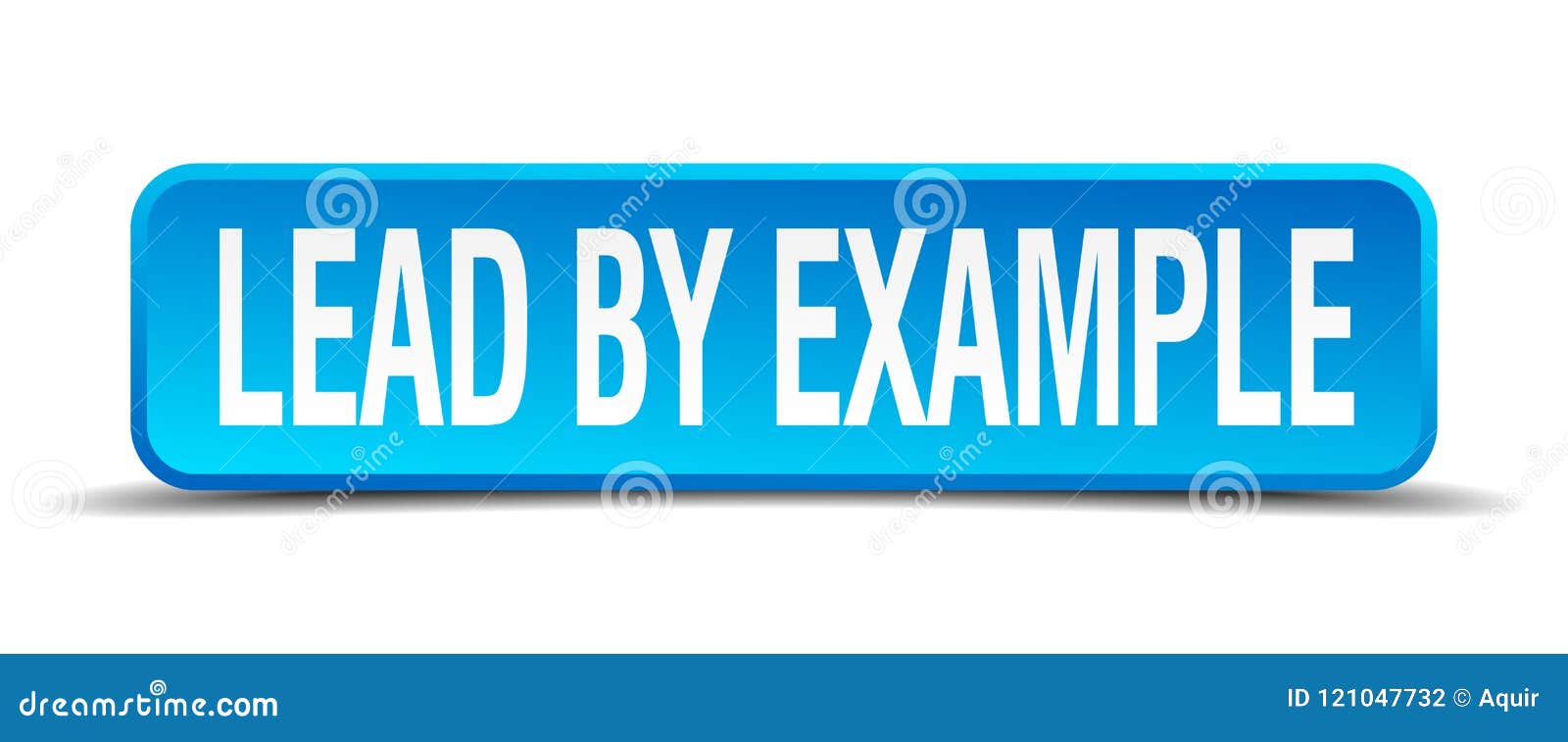 Lead by example button stock vector. Illustration of note - 121047732