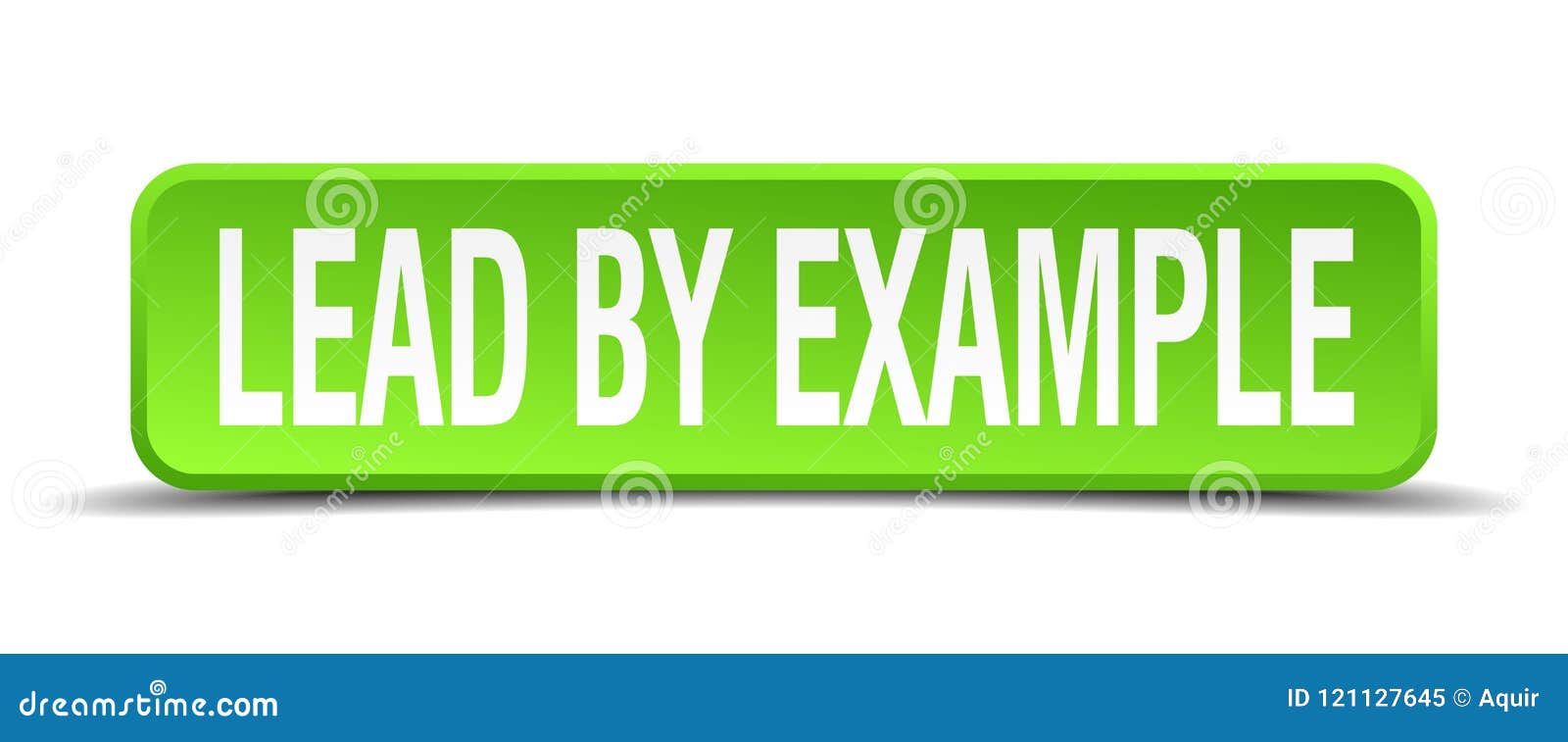 Lead by example button stock vector. Illustration of icon - 121127645