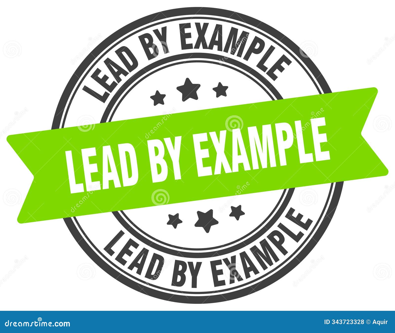 Lead by Example Stamp. Lead by Example Label on Transparent Background ...