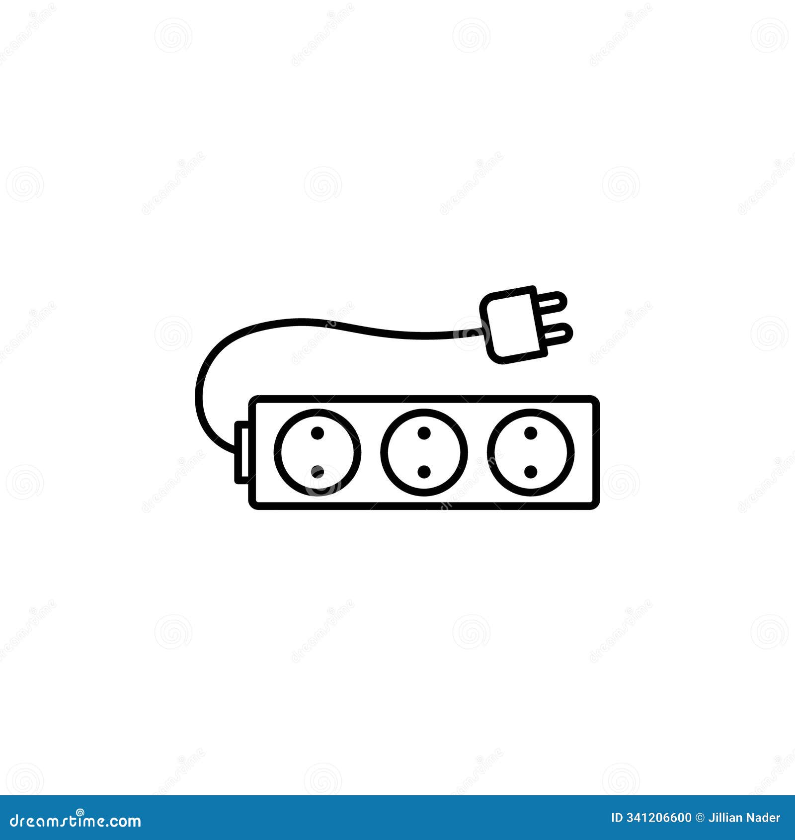 Lead Extension Icon Flat Logo Isolated Symbol Stock Illustration ...