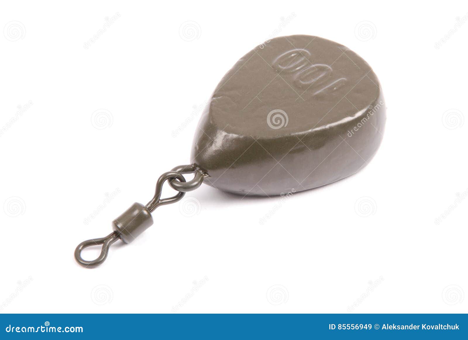 Lead fishing sinker stock image. Image of heavy, isolated - 85556949