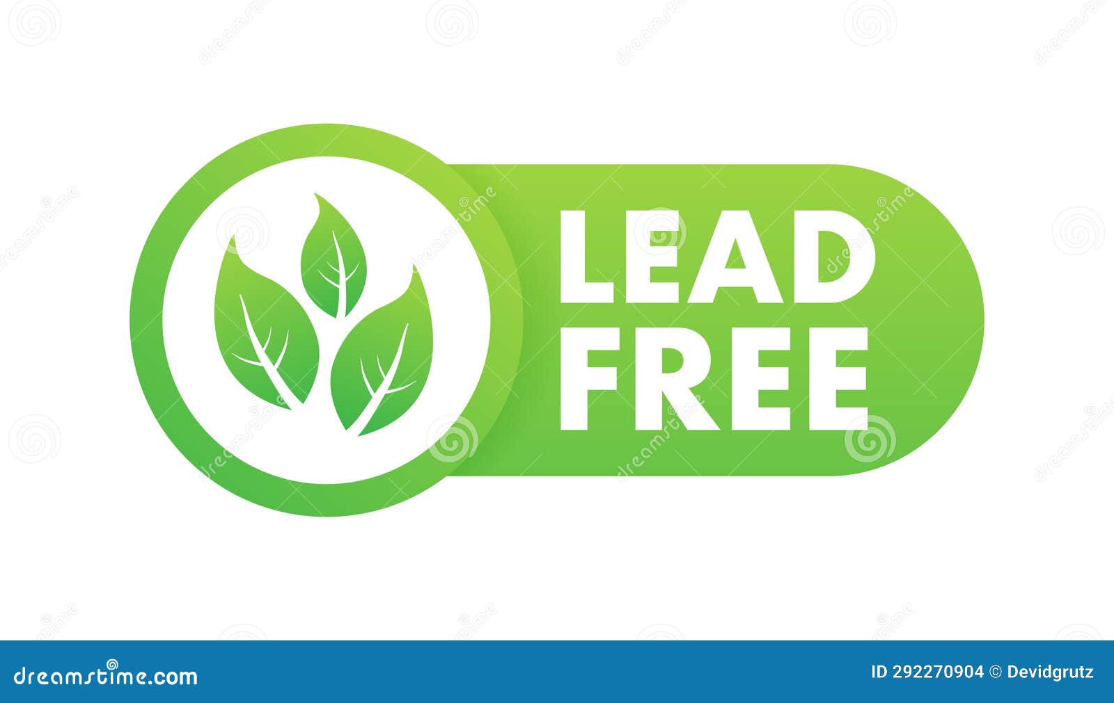 Lead Free Sign, Label. Vector Stock Illustration Stock Vector ...