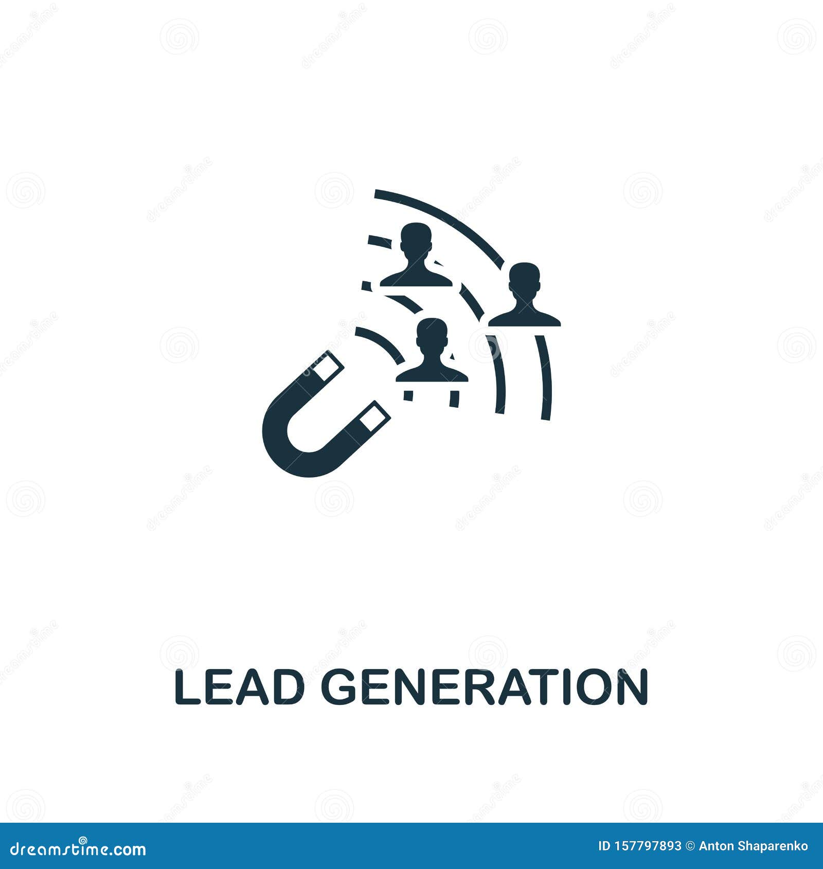Lead Generation Icon. Creative Element Design from Content Icons ...
