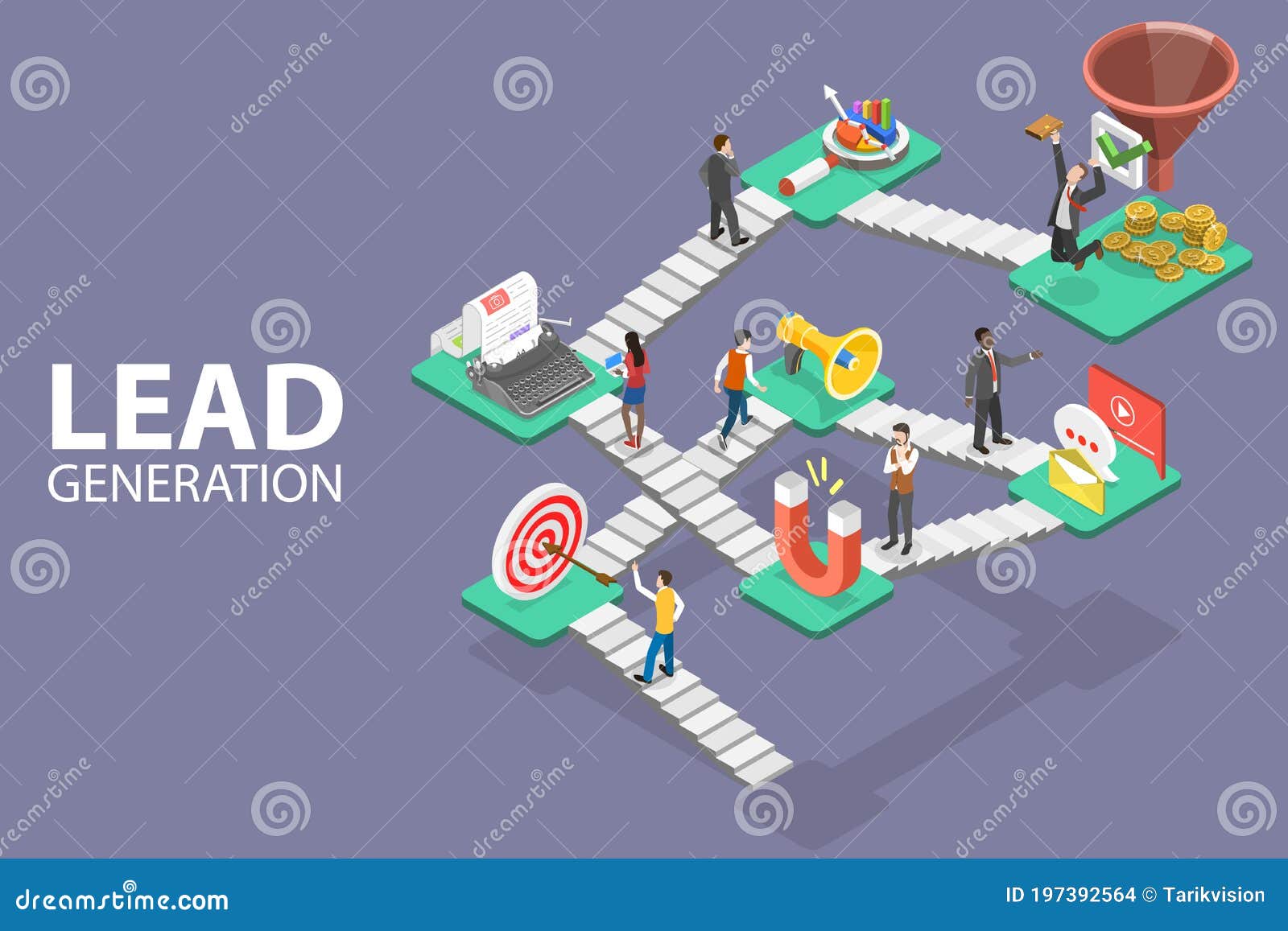 Leads 3d Stock Illustrations – 4,341 Leads 3d Stock Illustrations ...