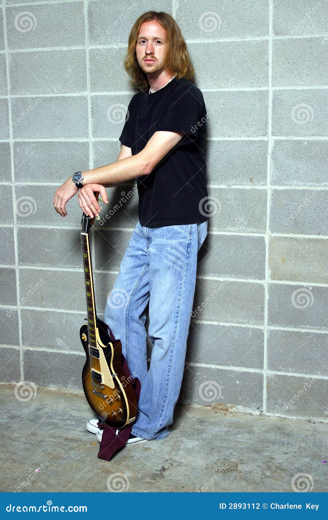The Lead Guitar Player stock photo. Image of guitar, band - 2893112