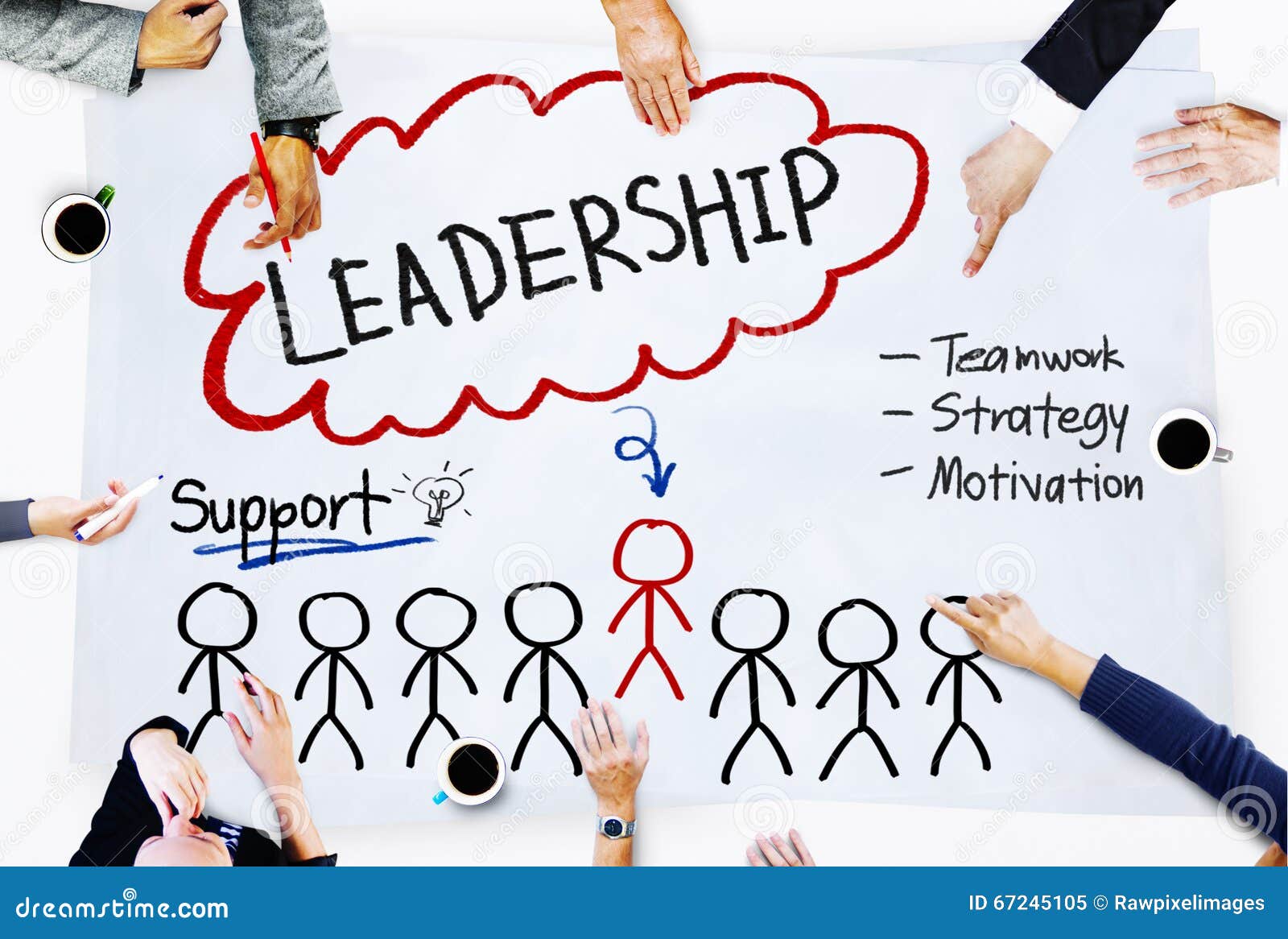 Lead Leadership Chief Team Partnership Concept Stock Image - Image of ...