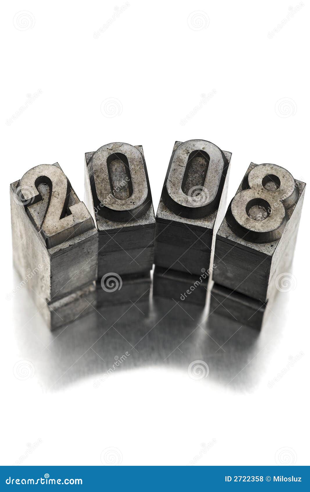 Lead letters stock photo. Image of bevel, numbers, impress - 2722358