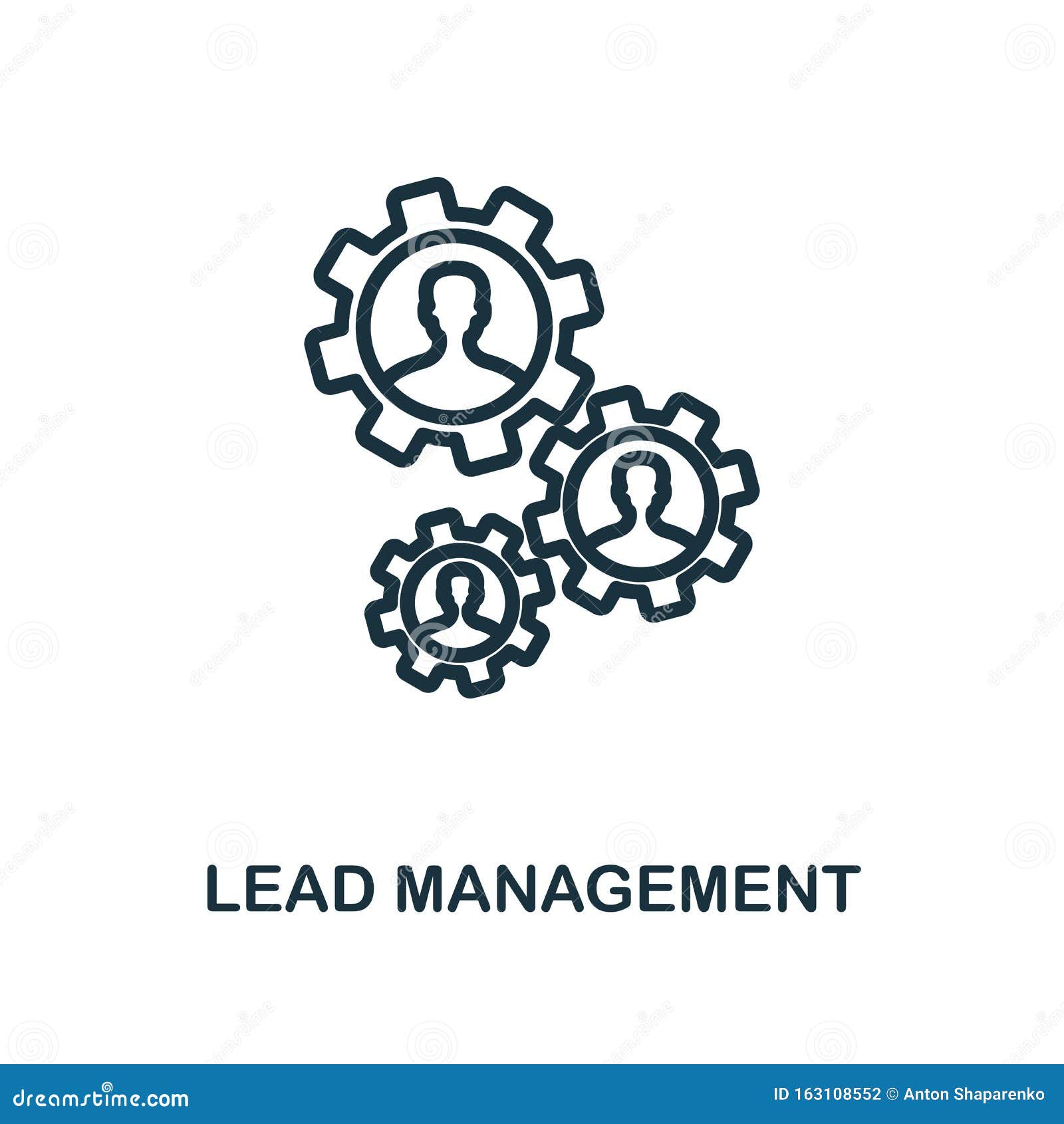 Lead Management Icon Outline Style. Thin Line Creative Lead Management ...