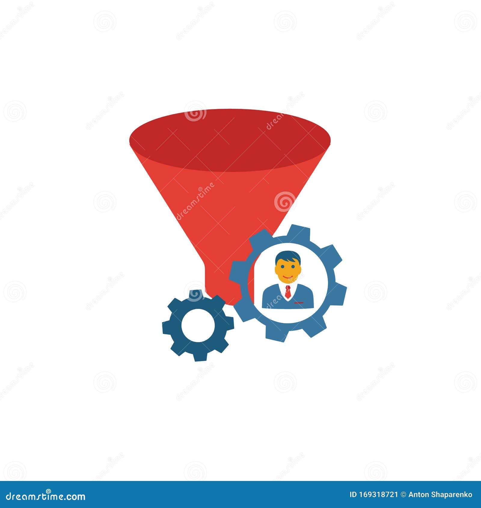 Lead Management Icon. Simple Flat Element from Crm Collection Stock ...